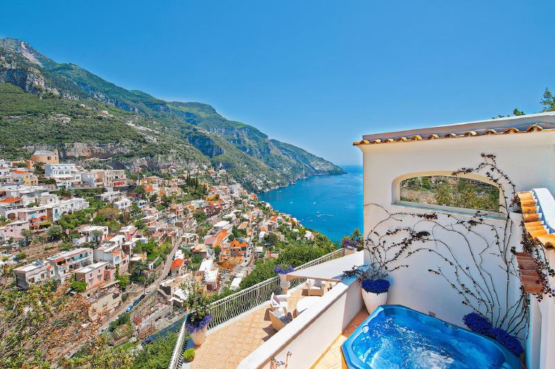 Large luxury villa in Positano with private pool